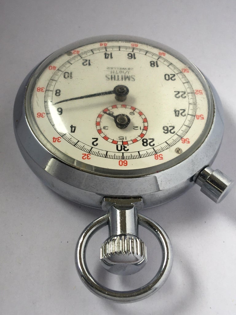 Smiths Sport Timer 1/10 TH Jewelled Stop Watch Handheld Fitness Sports ...