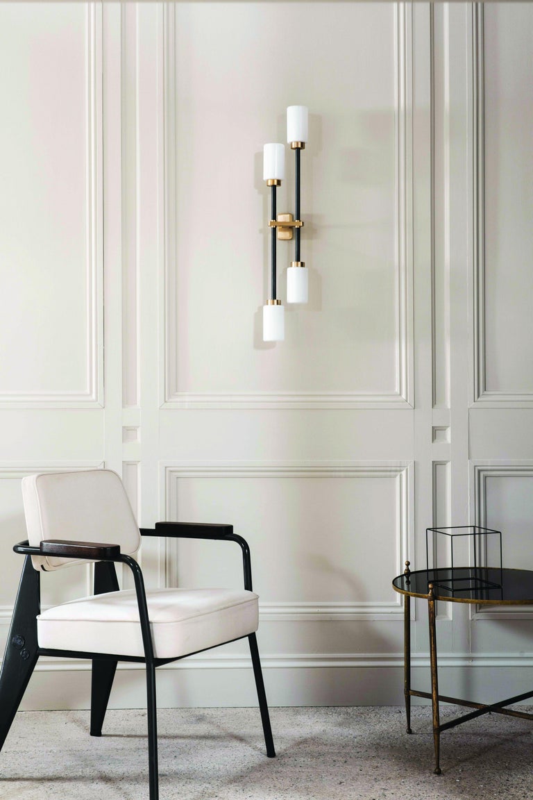 Smoked Farol Double Wall Light by Bert Frank For Sale at 1stDibs