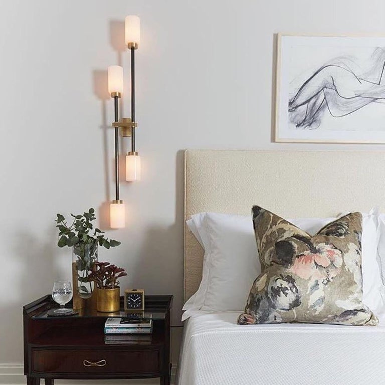 Smoked Farol Double Wall Light by Bert Frank For Sale at 1stDibs