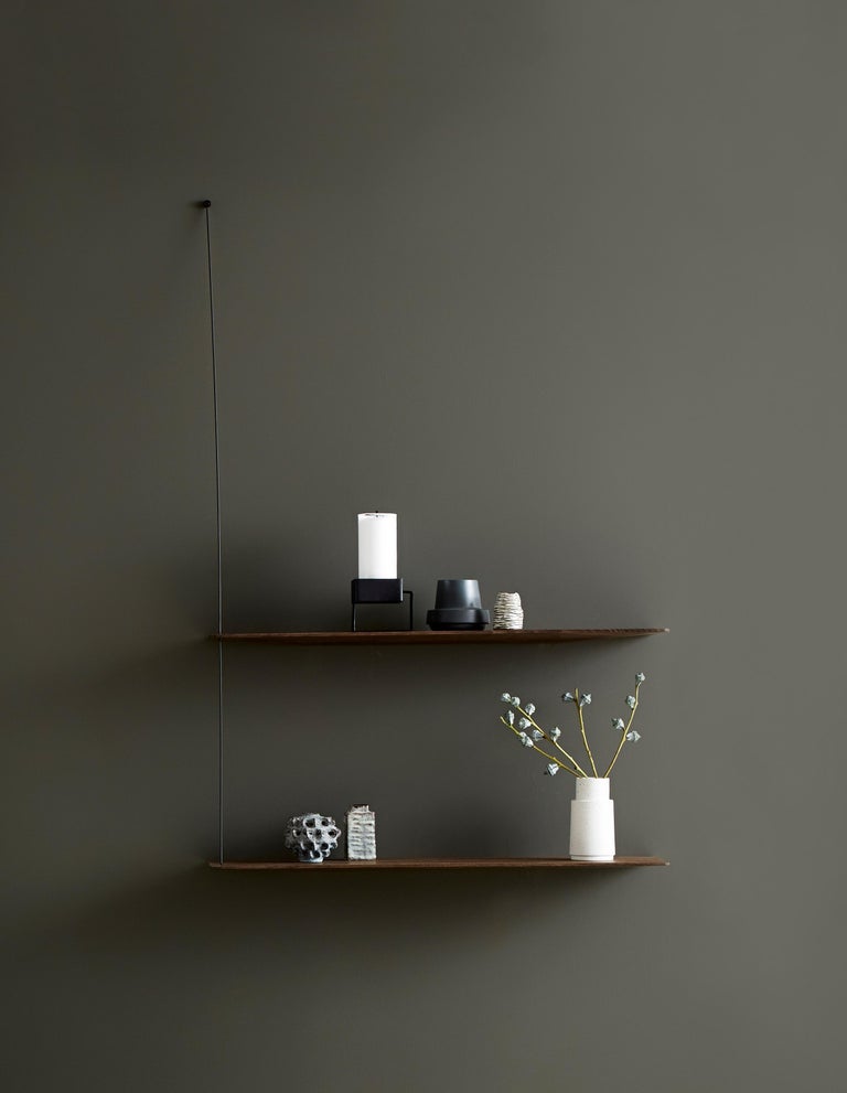 Smoked Oak Stedge Shelf 60 by Leonard Aldenhoff For Sale at 1stDibs