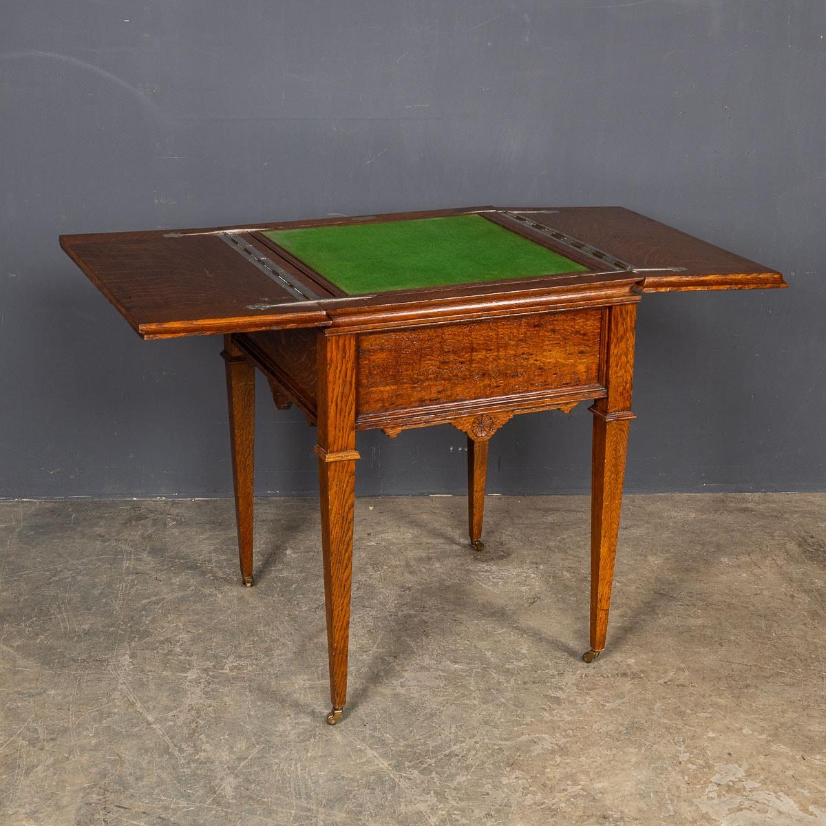Smokers Table By Mappin and Webb With Silver Accessories, c.1900 For ...
