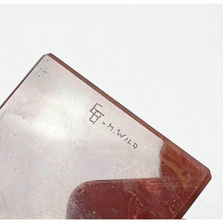 Smoky Quartz &Agate Snail Lady Figurine Manfred Wild Emile Becker Idar ...