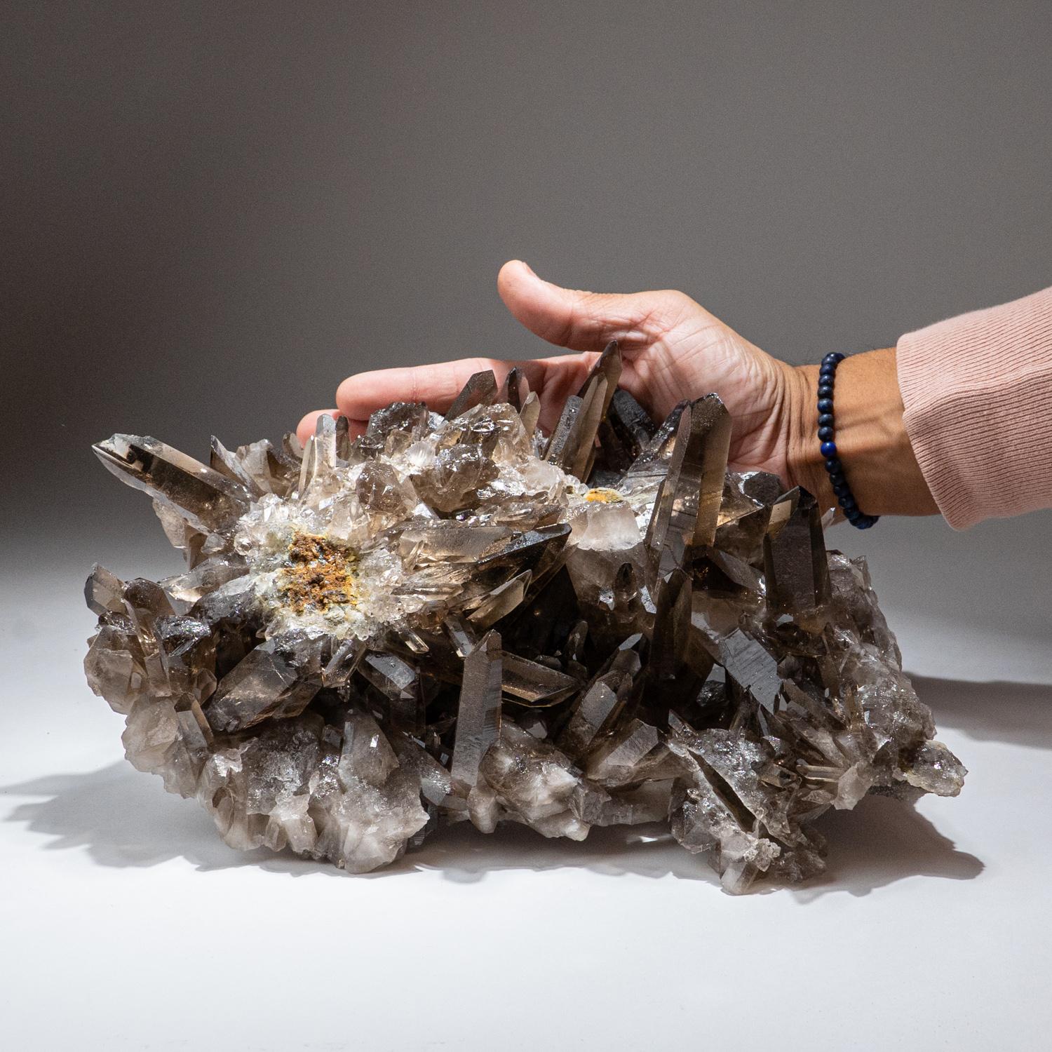 Smoky Quartz Crystal Cluster from Mina Gerais, Brazil (9 lbs) For Sale ...