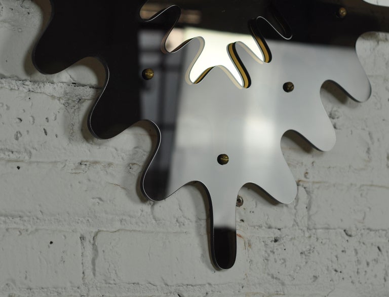 Smoky Splatter Mirror by Body Language Shop For Sale at 1stDibs