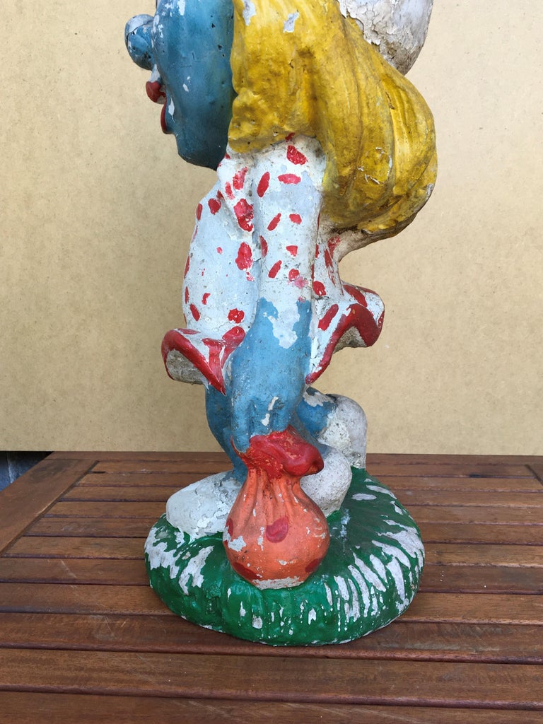 Smurfette, Smurfs Vintage Garden Statue For Sale at 1stDibs | smurf ...