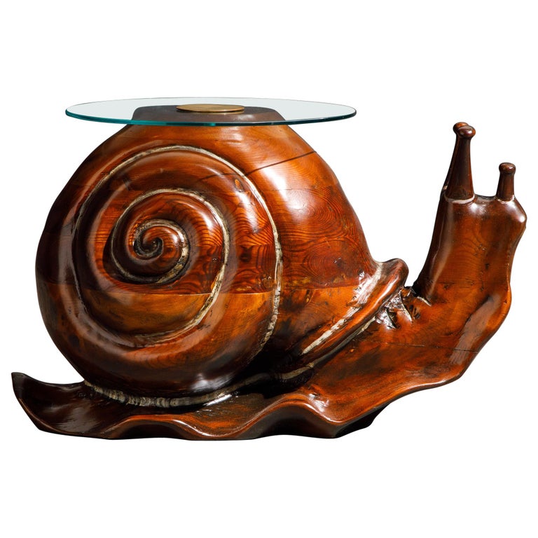 'Snail' Coffee or Side Table by Federico Armijo, 1960s Spain, Signed at ...