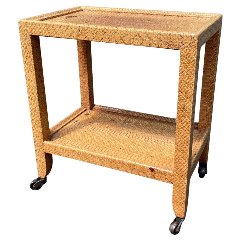 Snake Skin Table by Karl Springer For Sale at 1stDibs