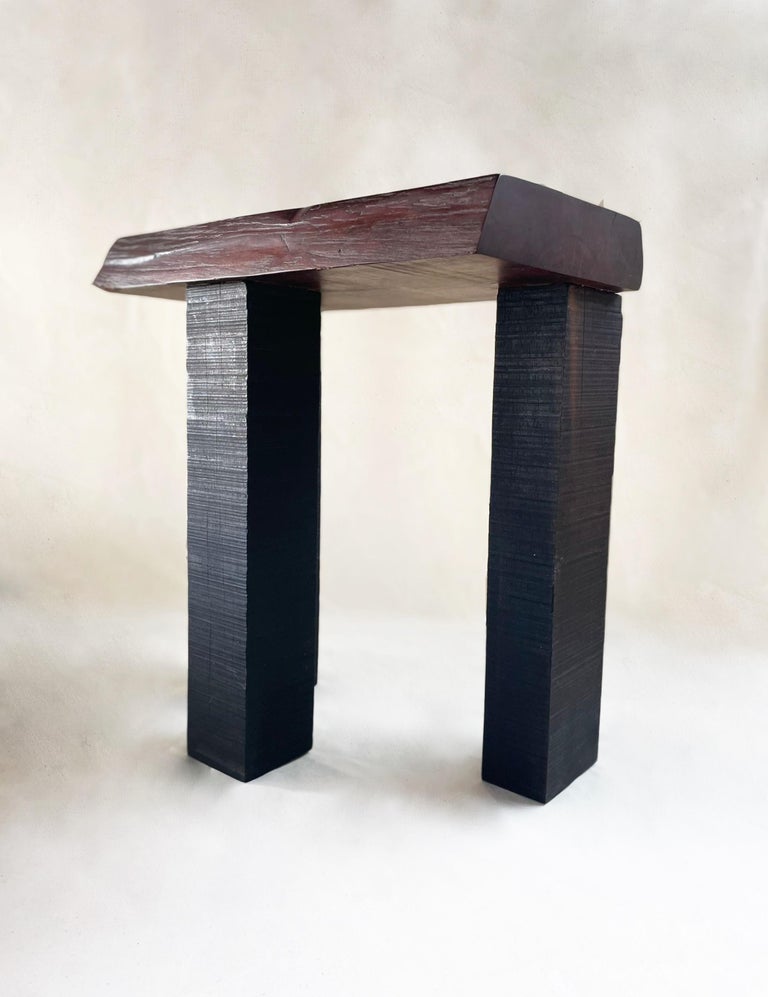 Snake wood stool For Sale at 1stDibs