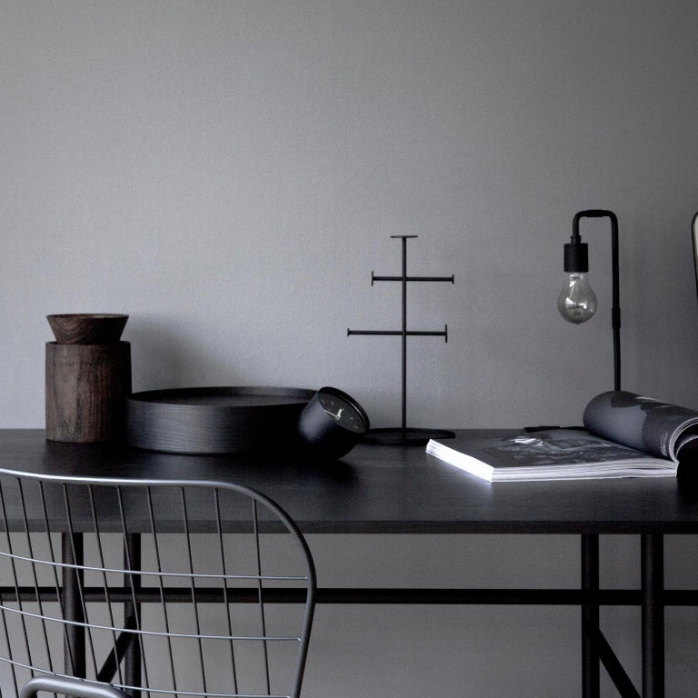 Snaregade Table, Oval, Light Grey/Mushroom Linoleum For Sale at 1stDibs