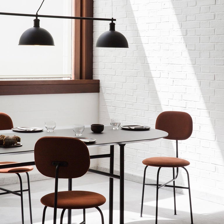 Snaregade Table, Oval, Light Grey/Mushroom Linoleum For Sale at 1stDibs