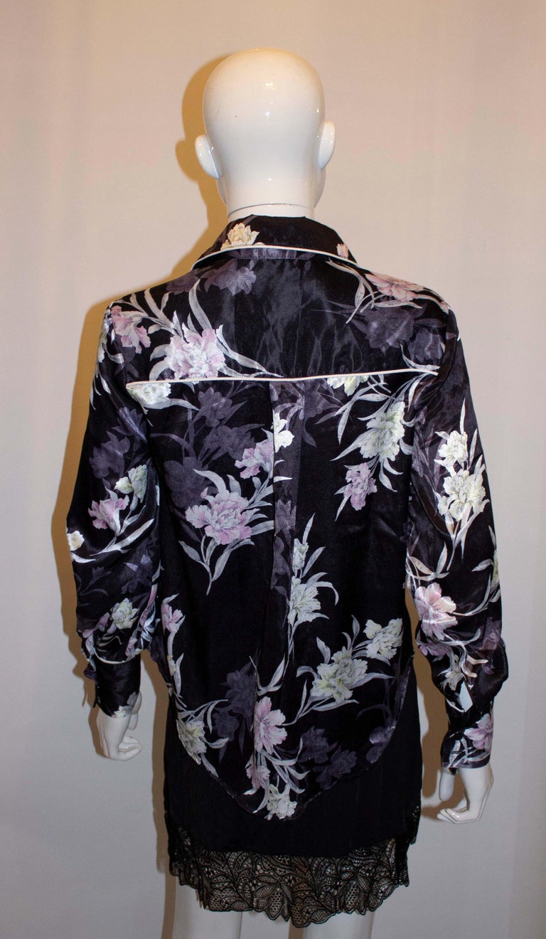 Snidel for Mash Style Lab Japan Floral Top For Sale at 1stDibs