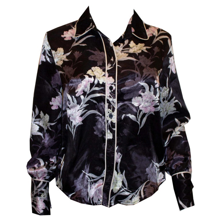 Snidel for Mash Style Lab Japan Floral Top For Sale at 1stDibs