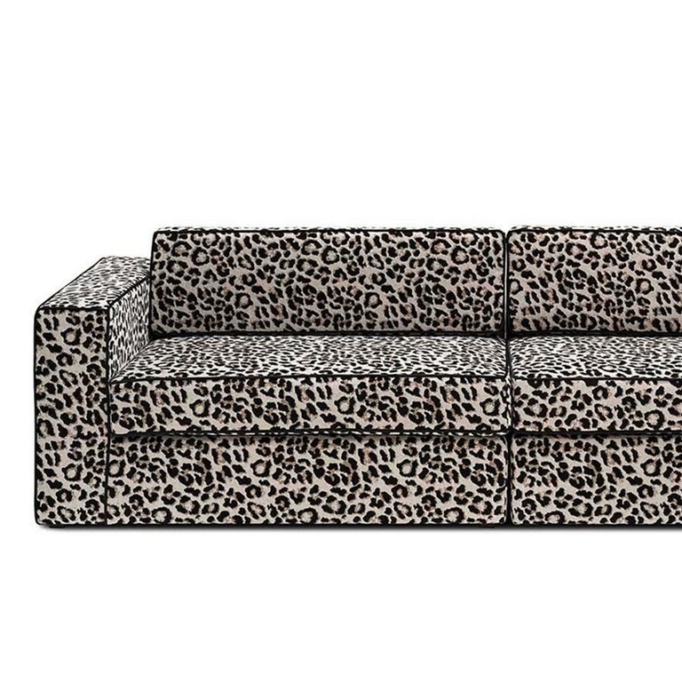 Snow Leopard Sofa For Sale at 1stDibs