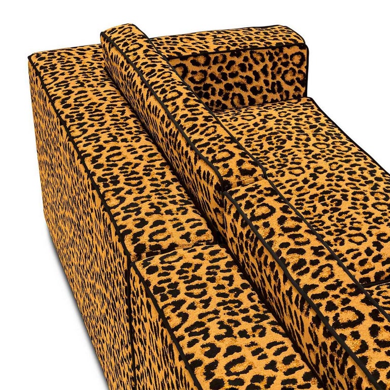 Snow Leopard Sofa For Sale at 1stDibs