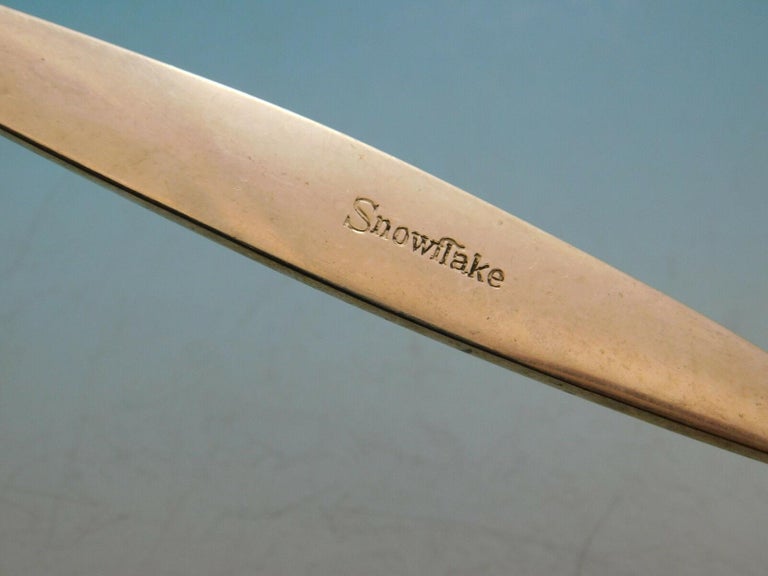 Snowflake by International Century Sterling Silver Flatware Set Service ...