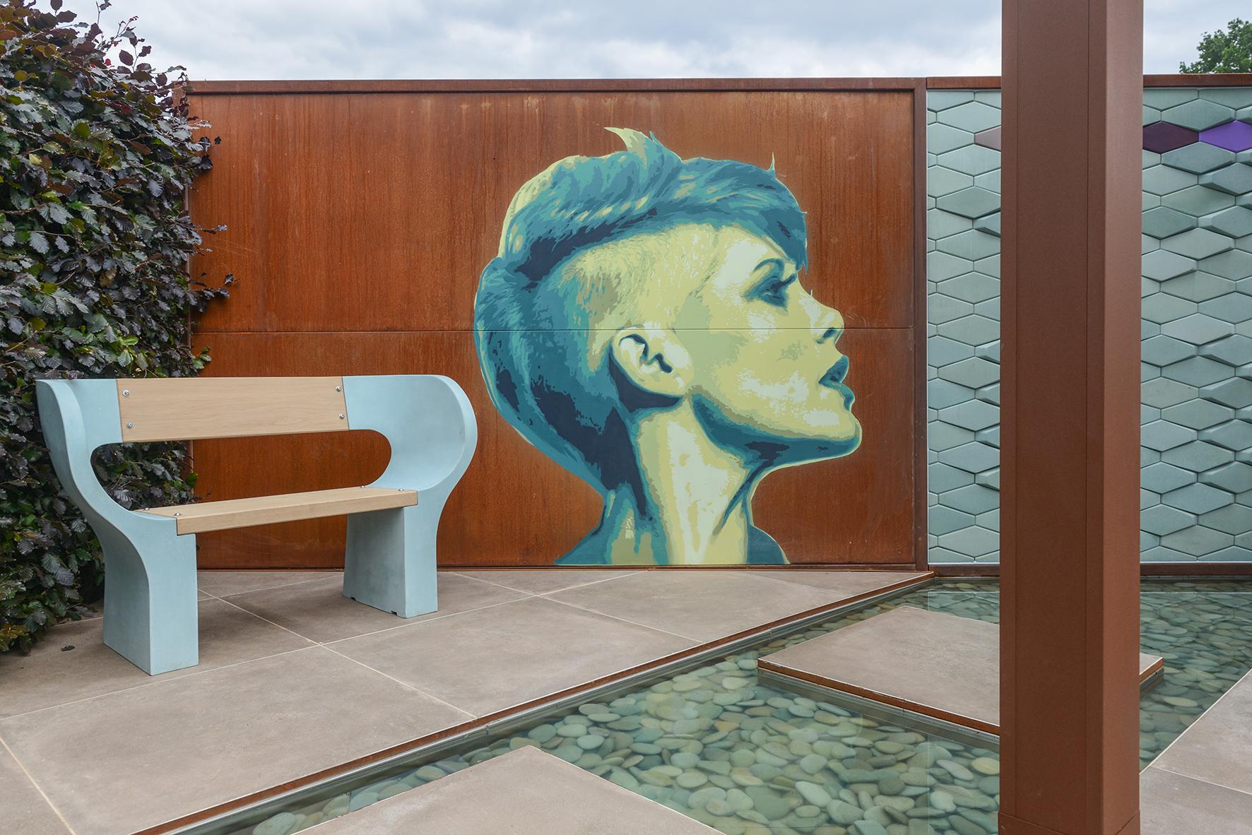 Outdoor Concrete Snug Bench, 200cm wide For Sale at 1stDibs | modern ...