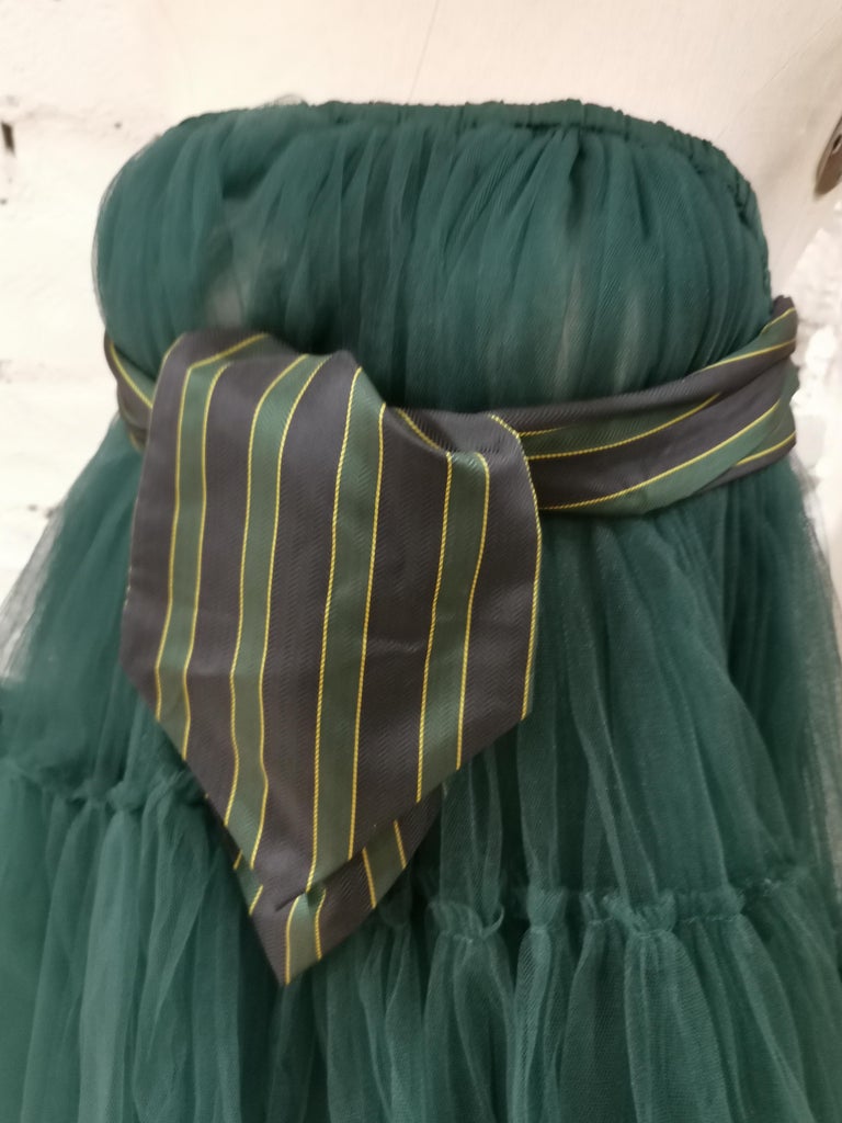 SOAB green tulle skirt / Dress at 1stDibs