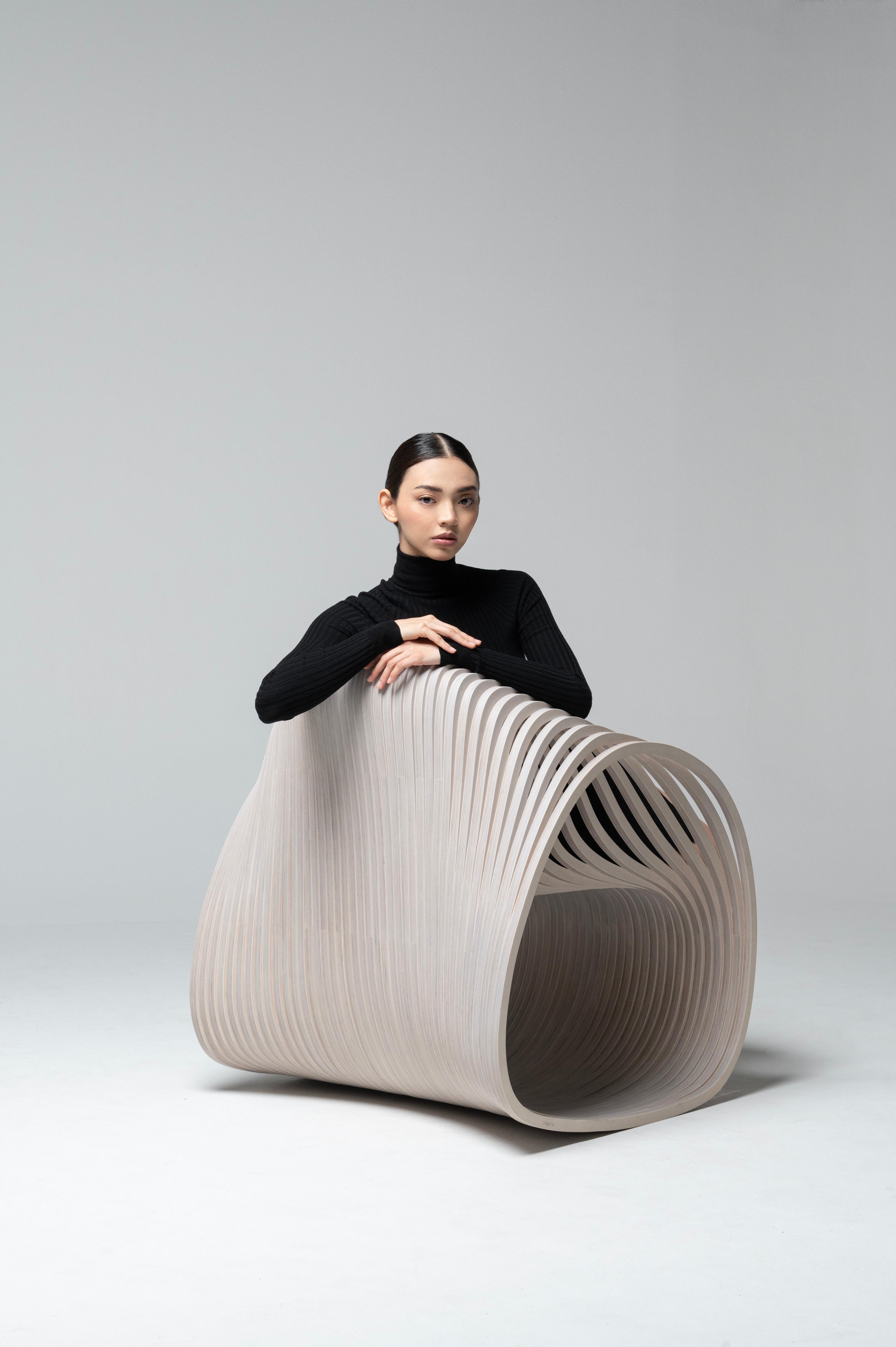 Soave Sculptural Contemporary Chair For Sale at 1stDibs