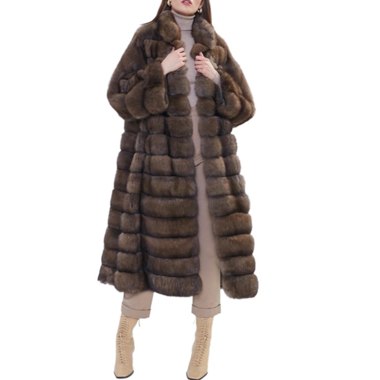 Sobol Russian Sable Jacket size Oversized XL 18-20 For Sale at 1stDibs