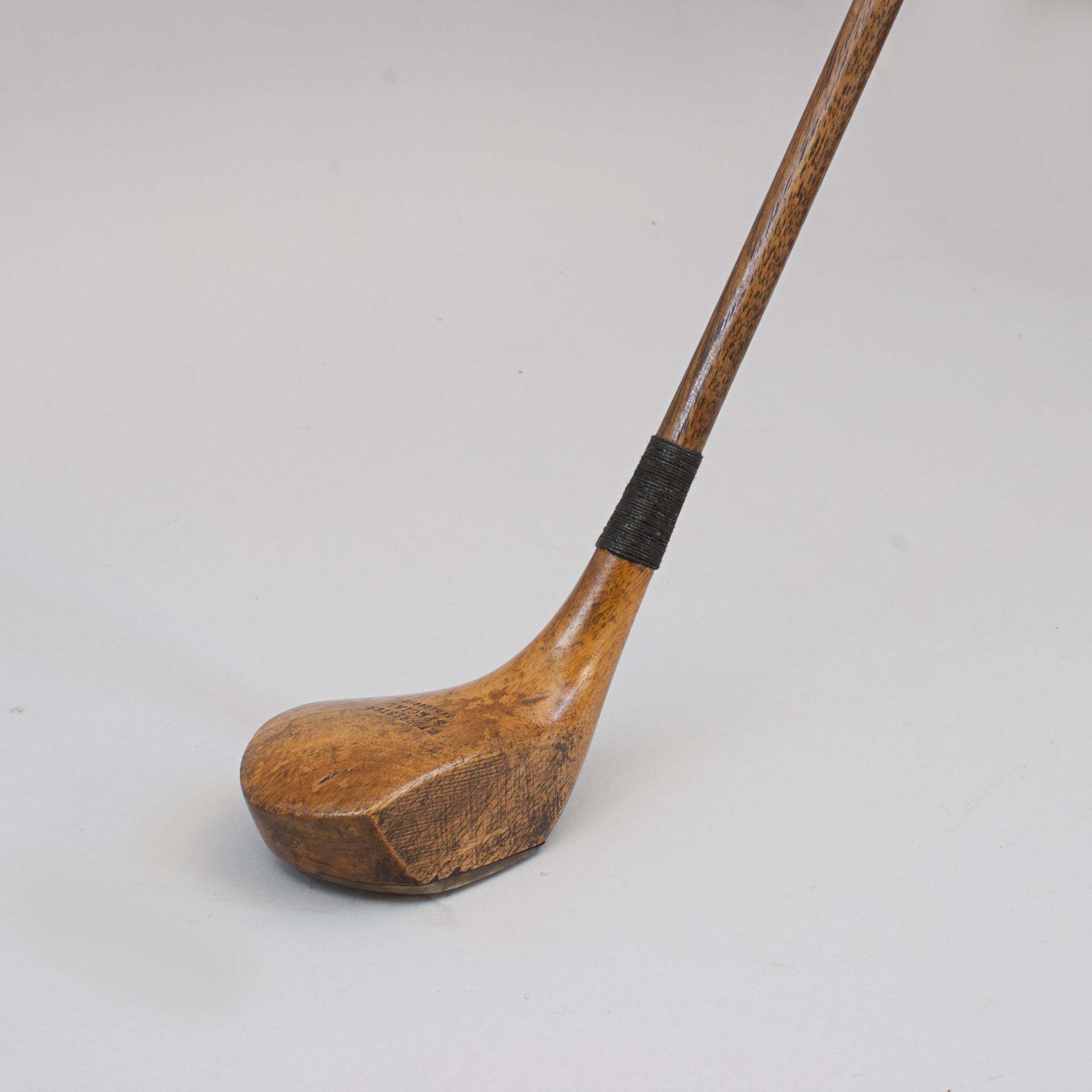 Socket Head Golf Club, Driver With G. Forrester Patent at 1stDibs