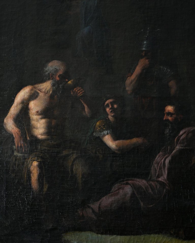 Socrates, 18th Century, Oil on Canvas, Unsigned For Sale at 1stDibs