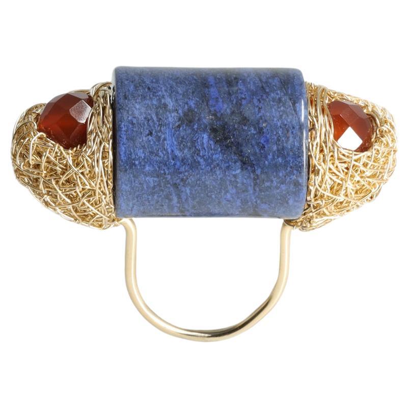 Sodalite Cocktail Ring at 1stDibs