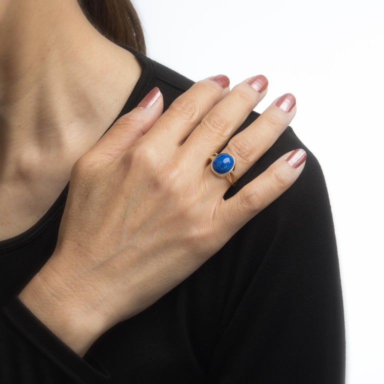 Sodalite Cocktail Ring at 1stDibs