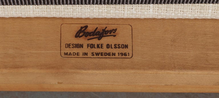 Sofa by Folke Ohlsson " Colorado" Made by Bodafors Teak Wood Sweden ...