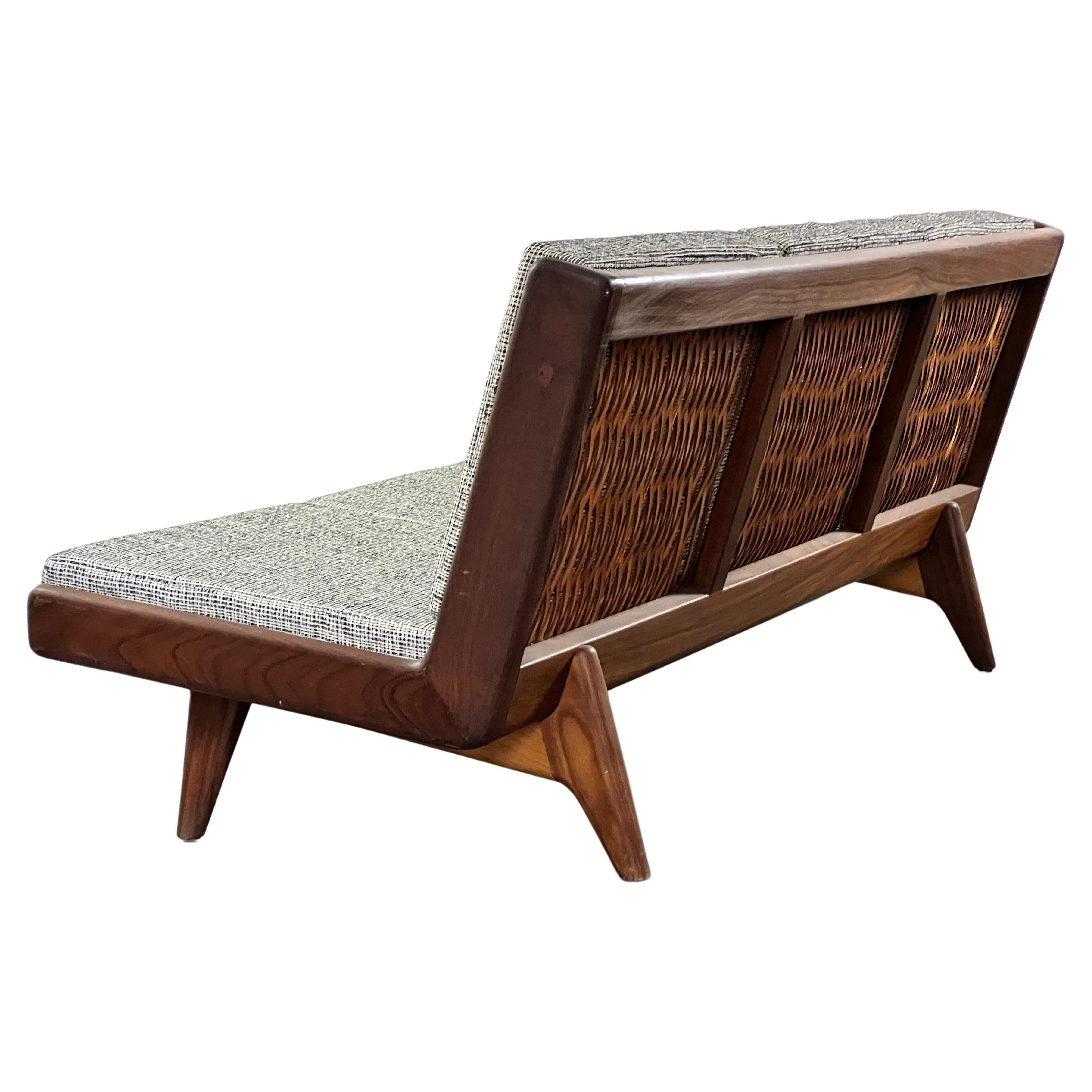 Teak Daybed Sofa by Gustaf Hiort Af Ornäs, Finland 1950s For Sale at ...