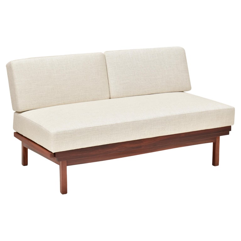 Sofa in Caviúna with Retractable Table on the Sides, 1960s For Sale at ...