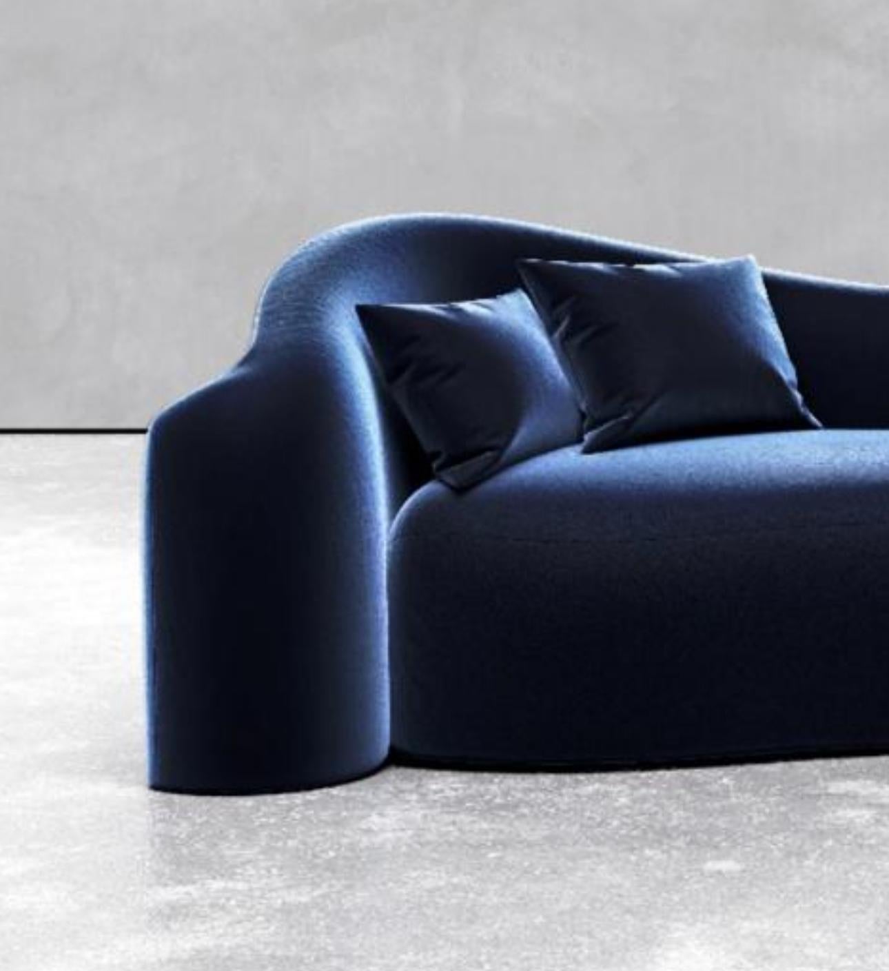 Sofa Little Baïne Velvet Limited Édition by Jerome Bugara For Sale at 1stDibs