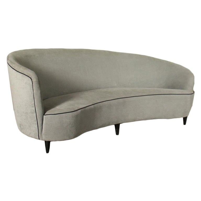 Sofa Spring Fabric, Italy, 1950s at 1stDibs