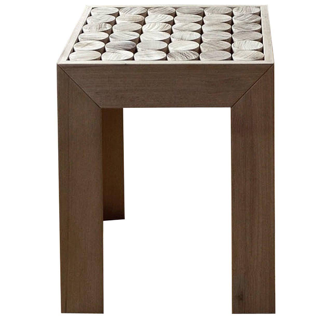 Wood Box Stool at 1stDibs