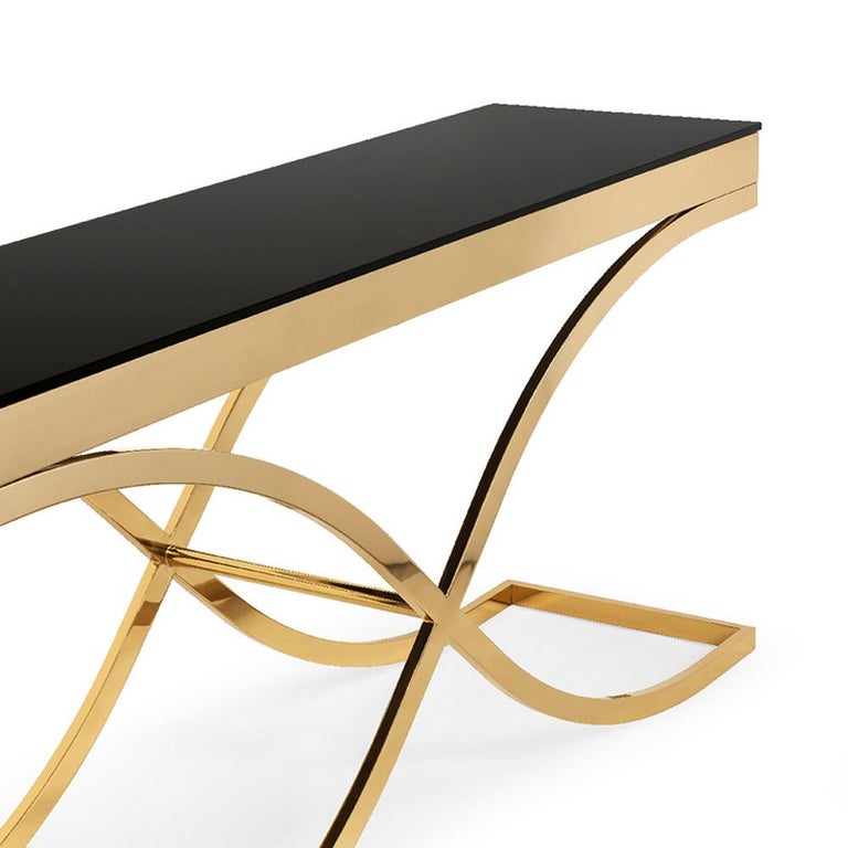 Soft Cross Console Table For Sale at 1stDibs