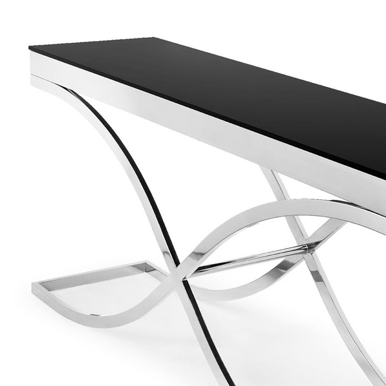 Soft Cross Console Table For Sale at 1stDibs