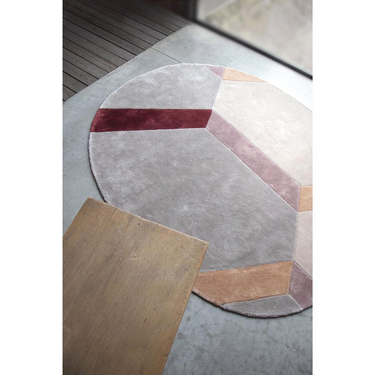 Modern Organic Shape Sustainable Soft Beige Rug by Deanna Comellini ...