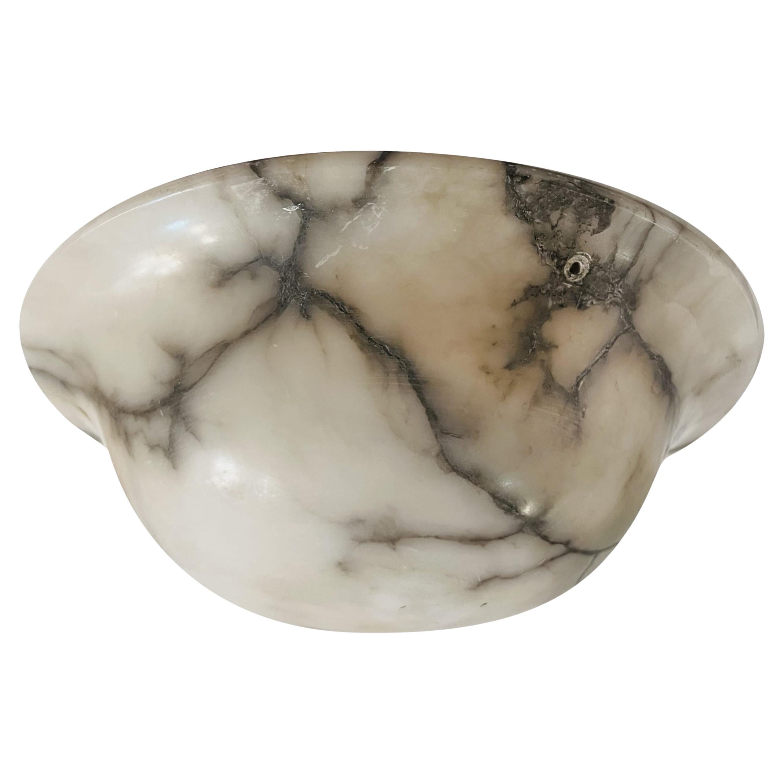 White Alabaster Ziggurat Light Fixture at 1stDibs