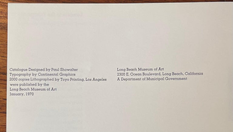 Softbound Program "The Art of Alexander Calder" Long Beach Museum of ...