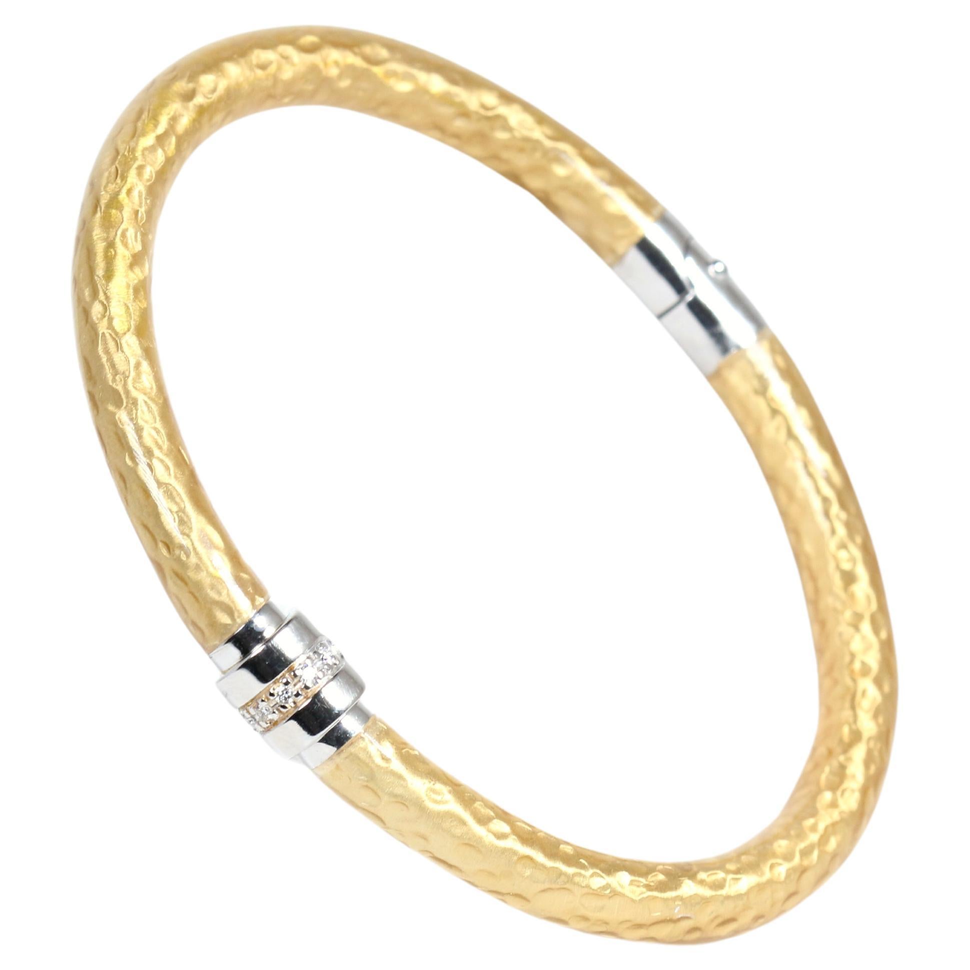 Soho Enamel Diamond Bracelet 18k Gold For Sale at 1stDibs