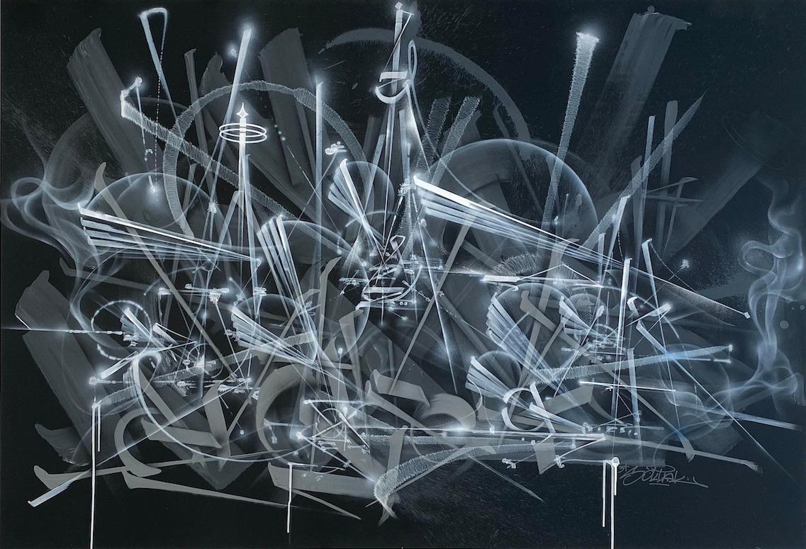 Soklak - Moving Shadows - Graffiti and calligraphy painting by Soklak ...