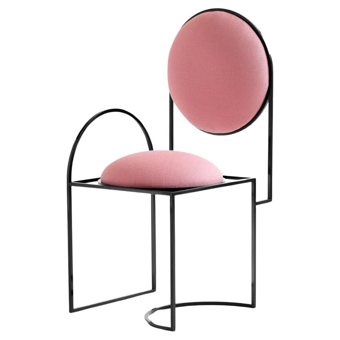 Solar Pink Wool Chair by Bohinc Studio For Sale at 1stDibs