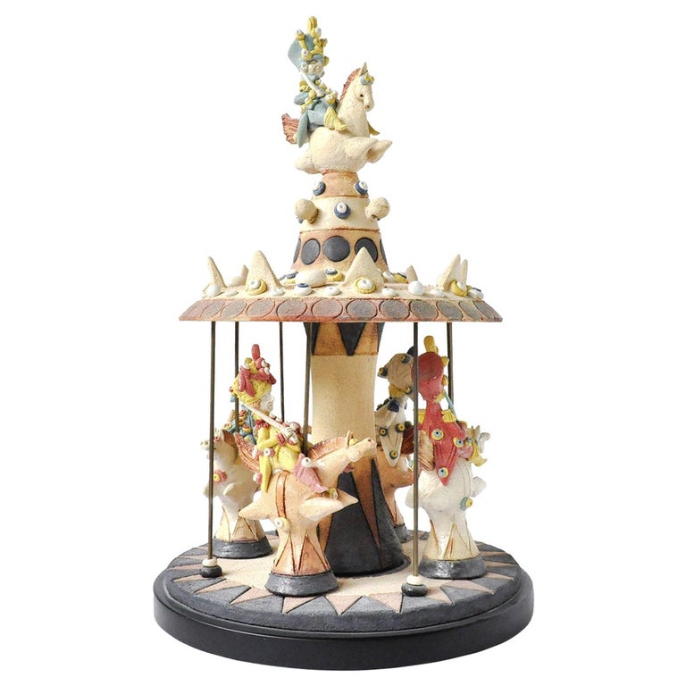 Soldiers Carousel Sculpture For Sale at 1stDibs