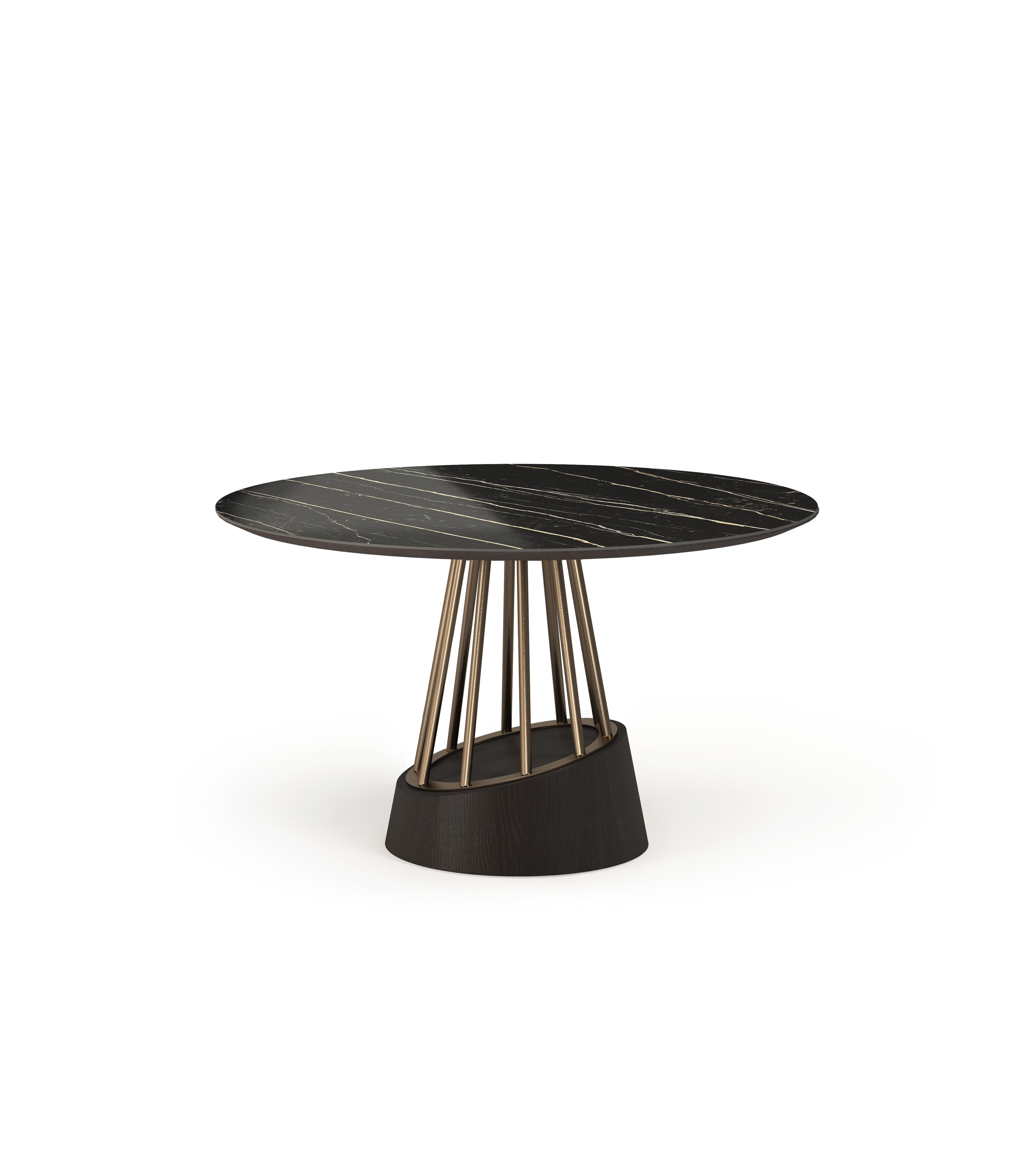 Soleil Round Dining Table For Sale at 1stDibs