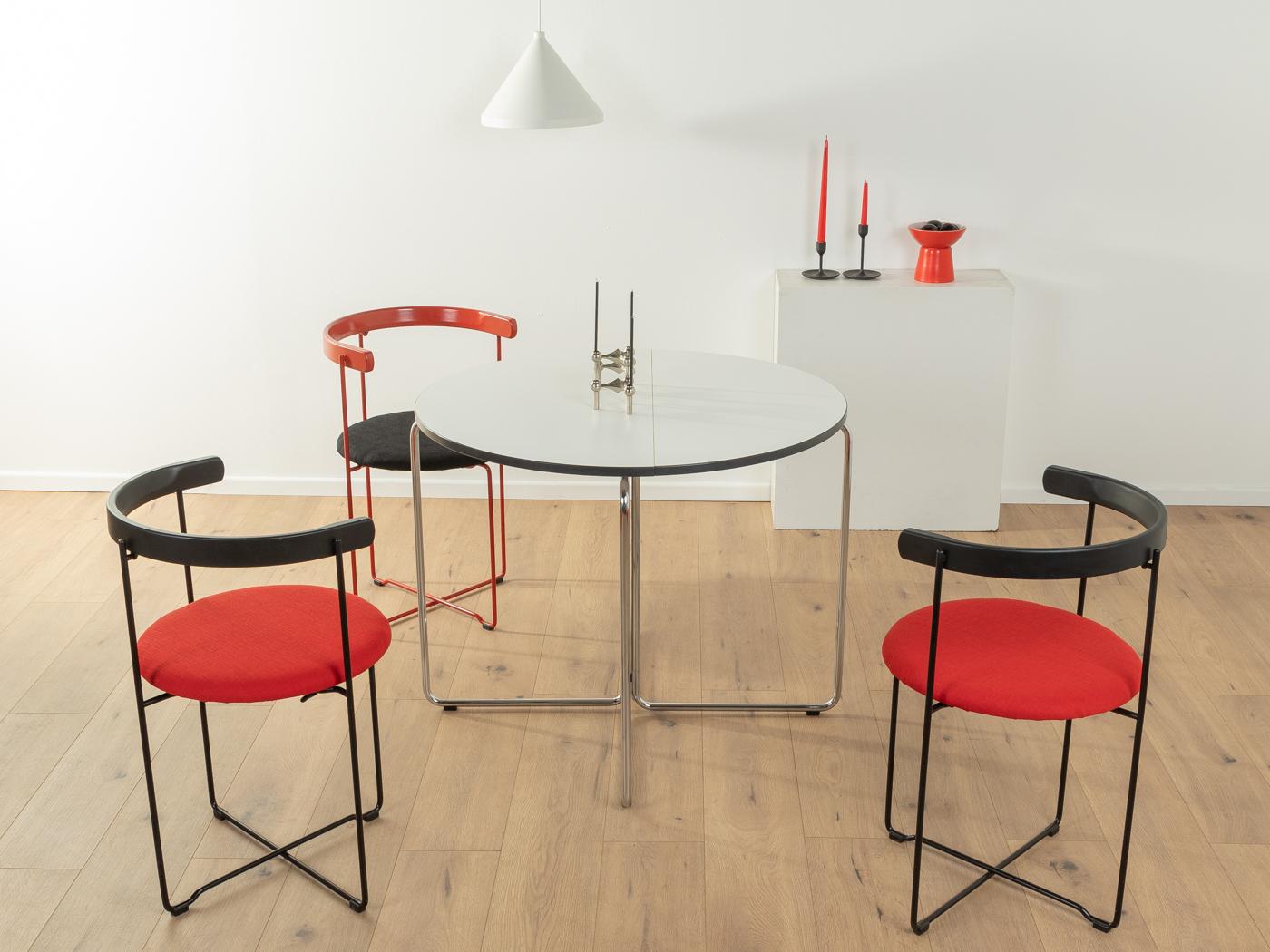 "Sóley" foldable table by Valdimar Hadarson for Kusch and Co, 1980s For ...