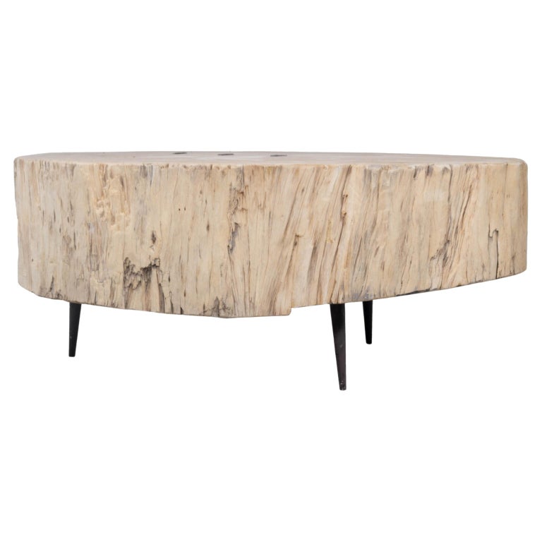 Solid Block Elm Coffee Table For Sale at 1stDibs