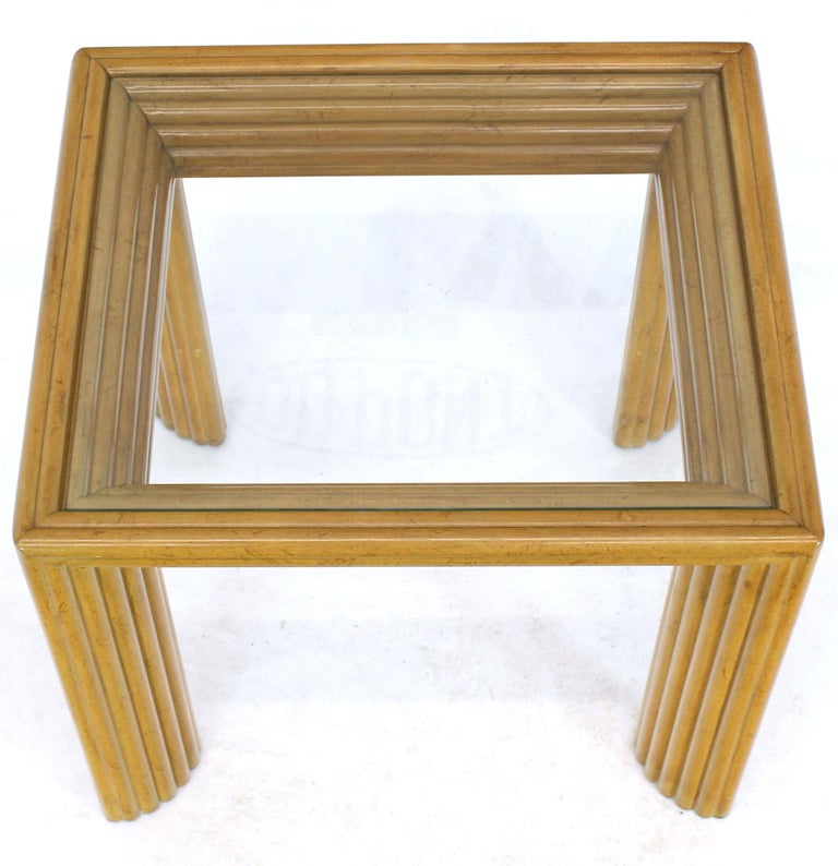 Solid Blond Birch Rectangular Occasional Side Table Stand For Sale at ...
