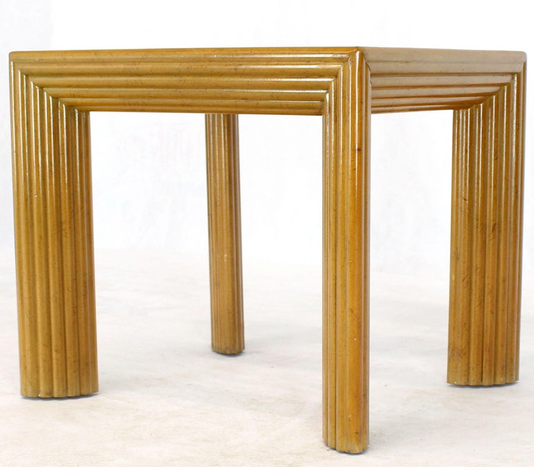 Solid Blond Birch Rectangular Occasional Side Table Stand For Sale at ...