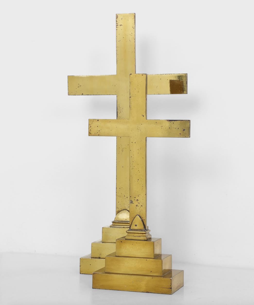 Solid Brass Altar Cross at 1stDibs