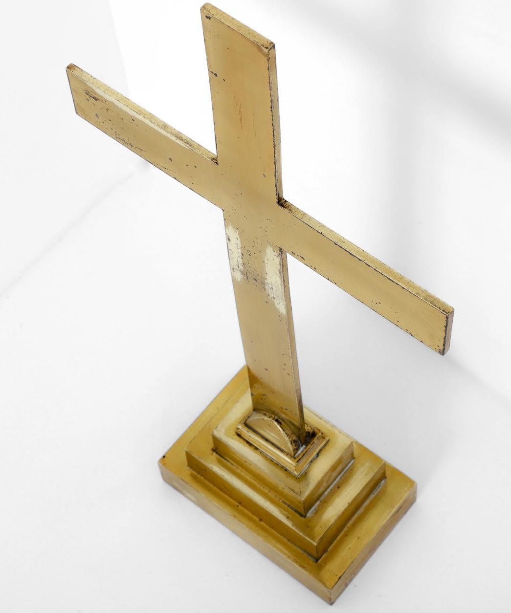 Solid Brass Altar Cross at 1stDibs