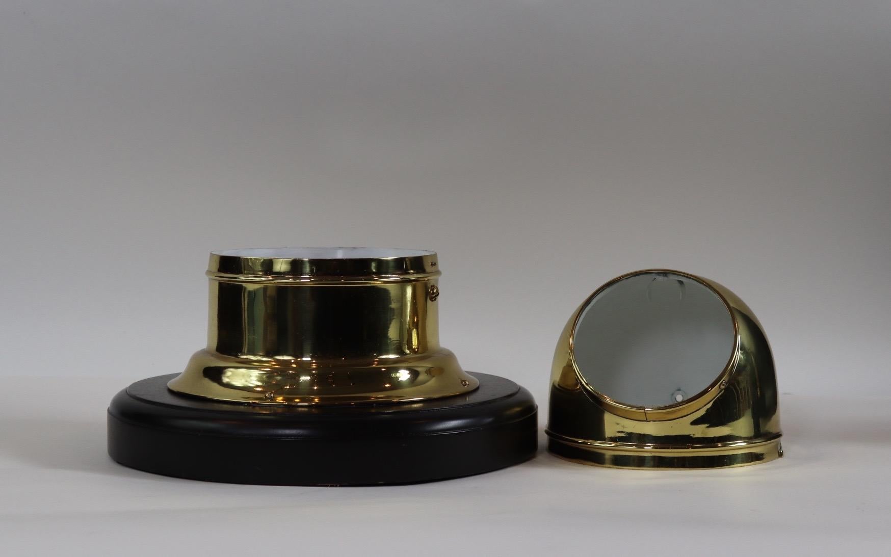 Solid Brass Boat Binnacle Compass at 1stDibs